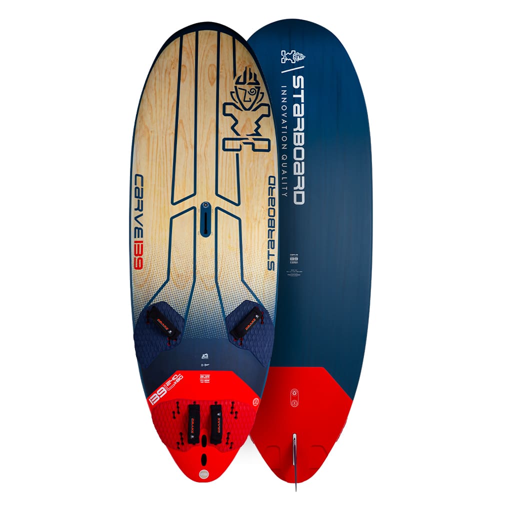 Starboard Carve Wood Windsurfing Board 2024 - Fluid Lines
